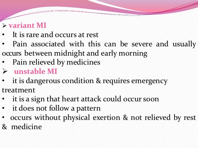 Drugs Used For The Treatment Of Myocardial Ischemia