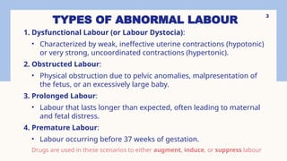 DRUGS USED IN ABNORMAL LABOUR Uterine Stimulants .pptx