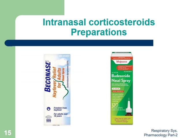 Drugs used in allergic rhinitis and cough (Pharmacology) | PDF