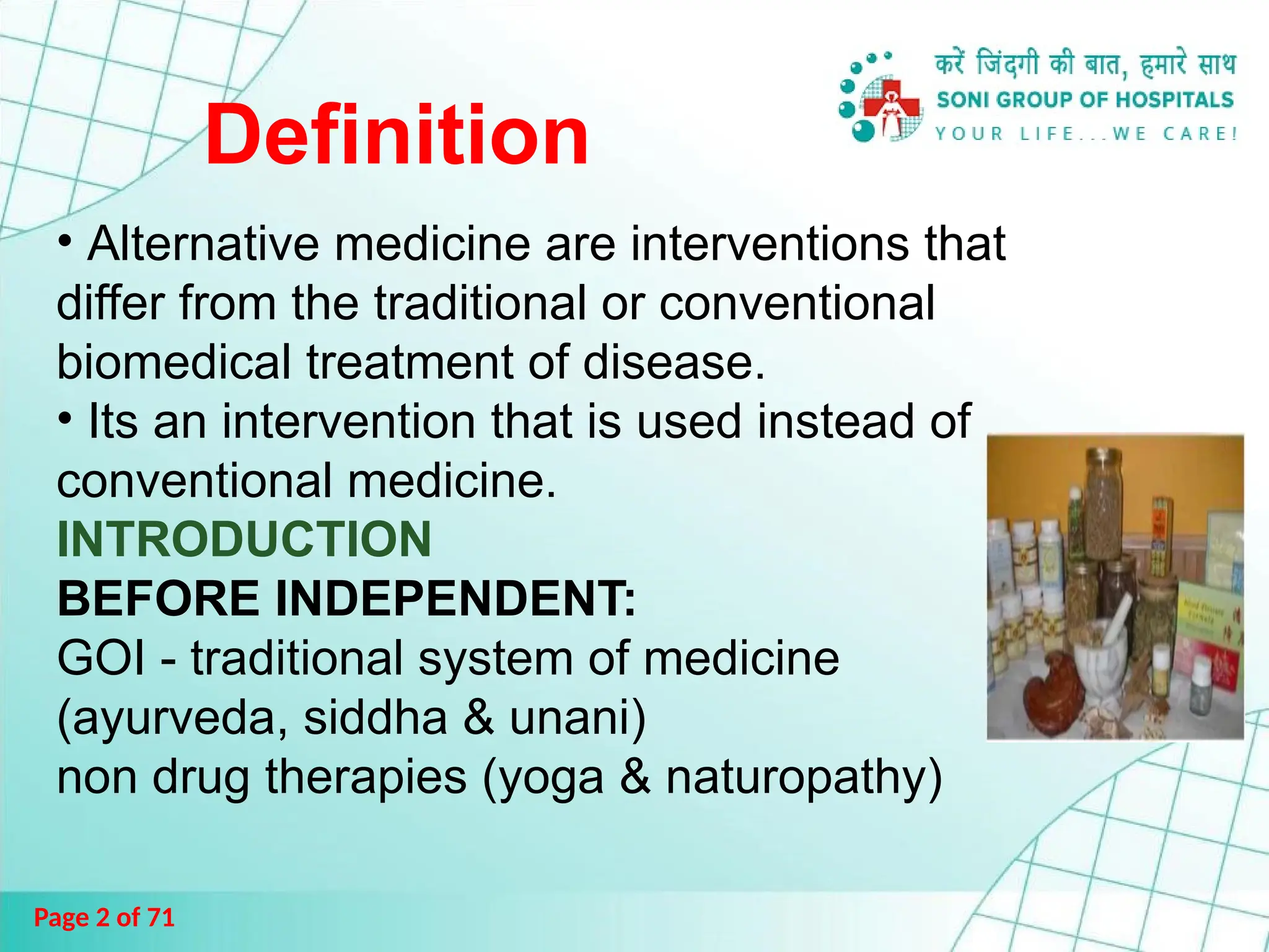 DRUGS USED IN ALTERNATIVE SYSTEM OF MEDICINE.pptx