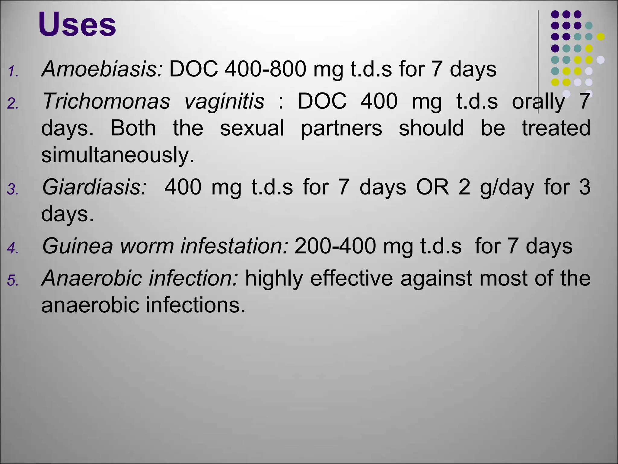 drugs used in amoebiasis.ppt