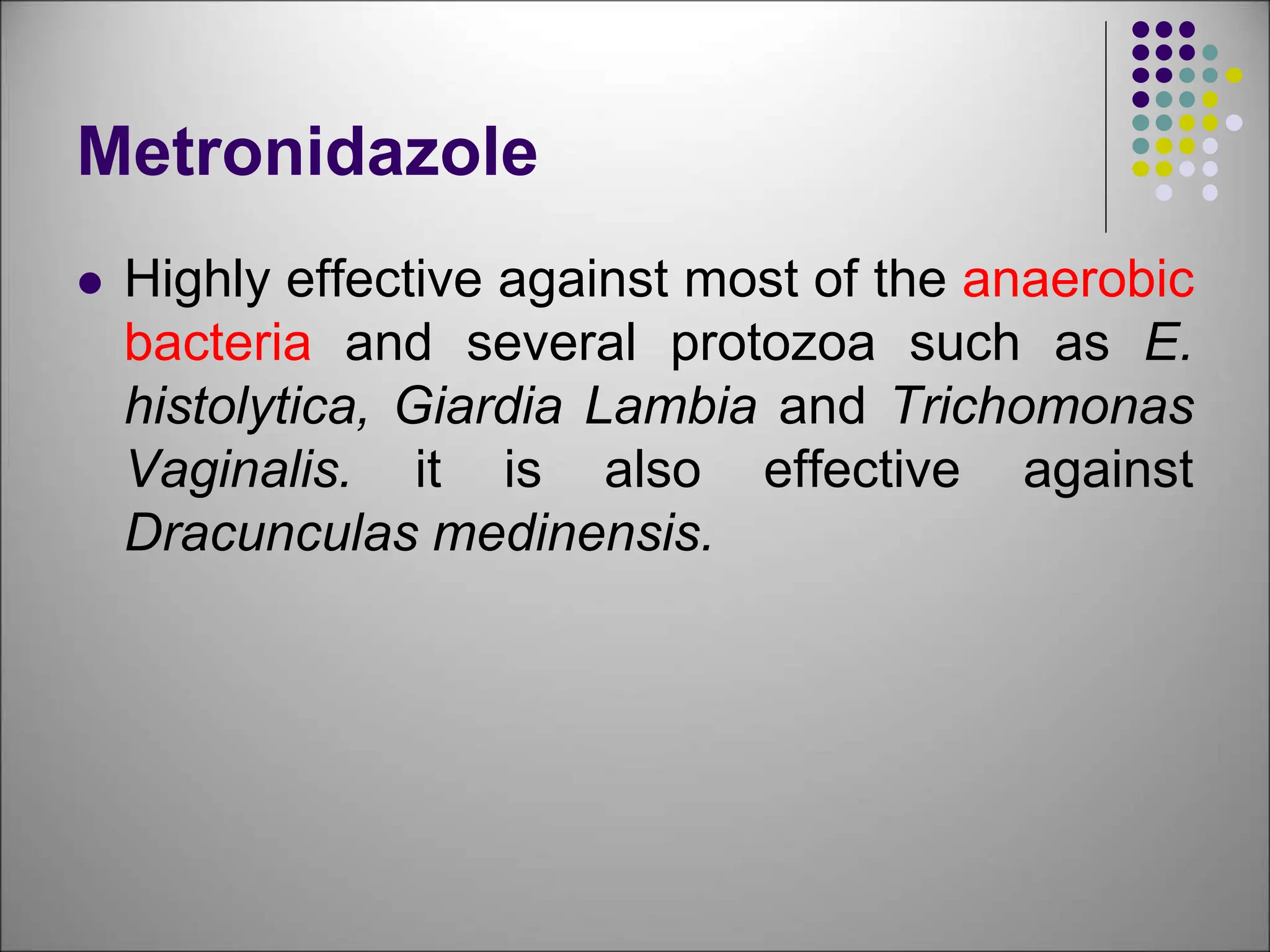drugs used in amoebiasis.ppt