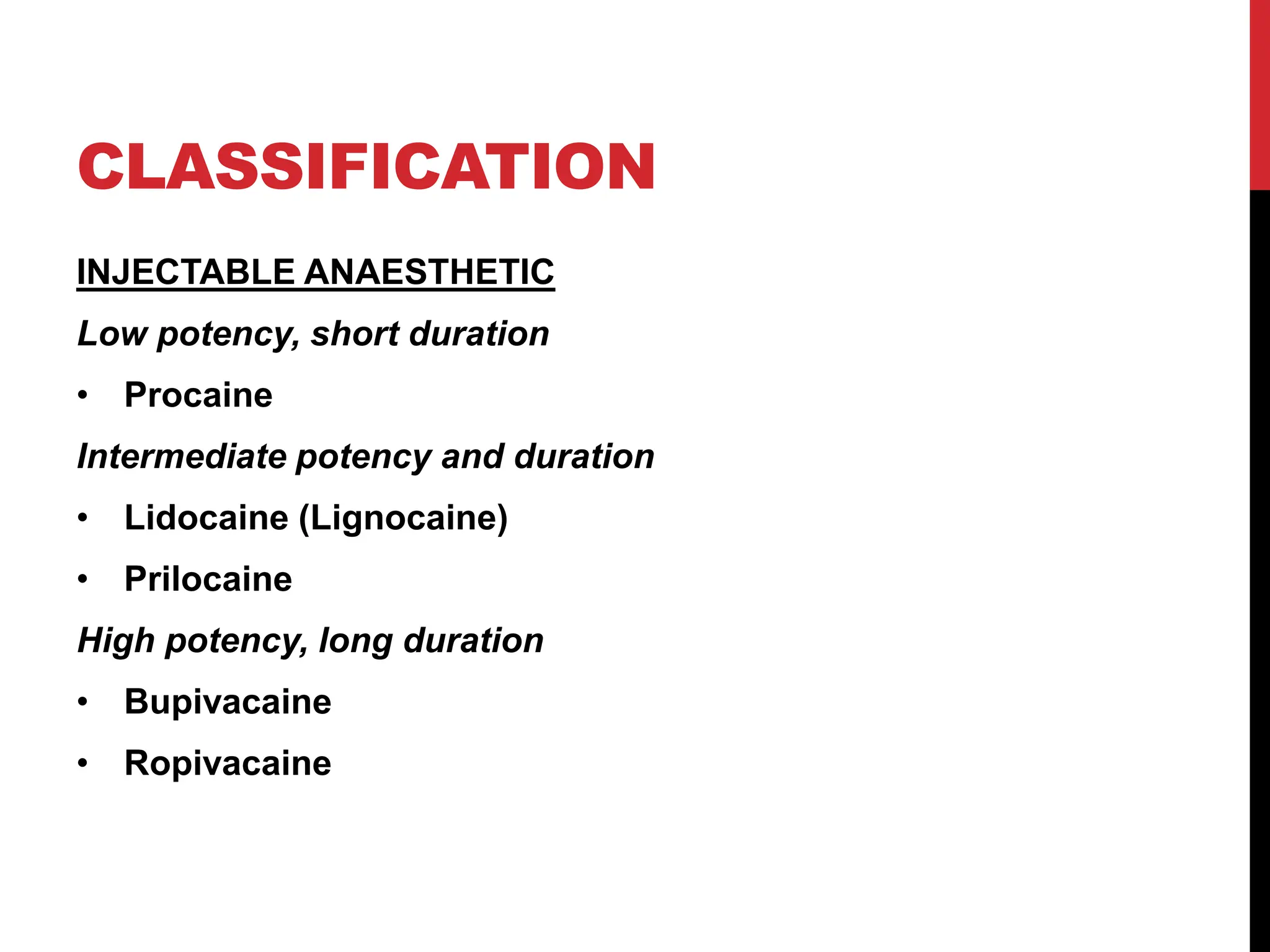 Drugs used in anaesthesia in hospital for critical care | PPTX