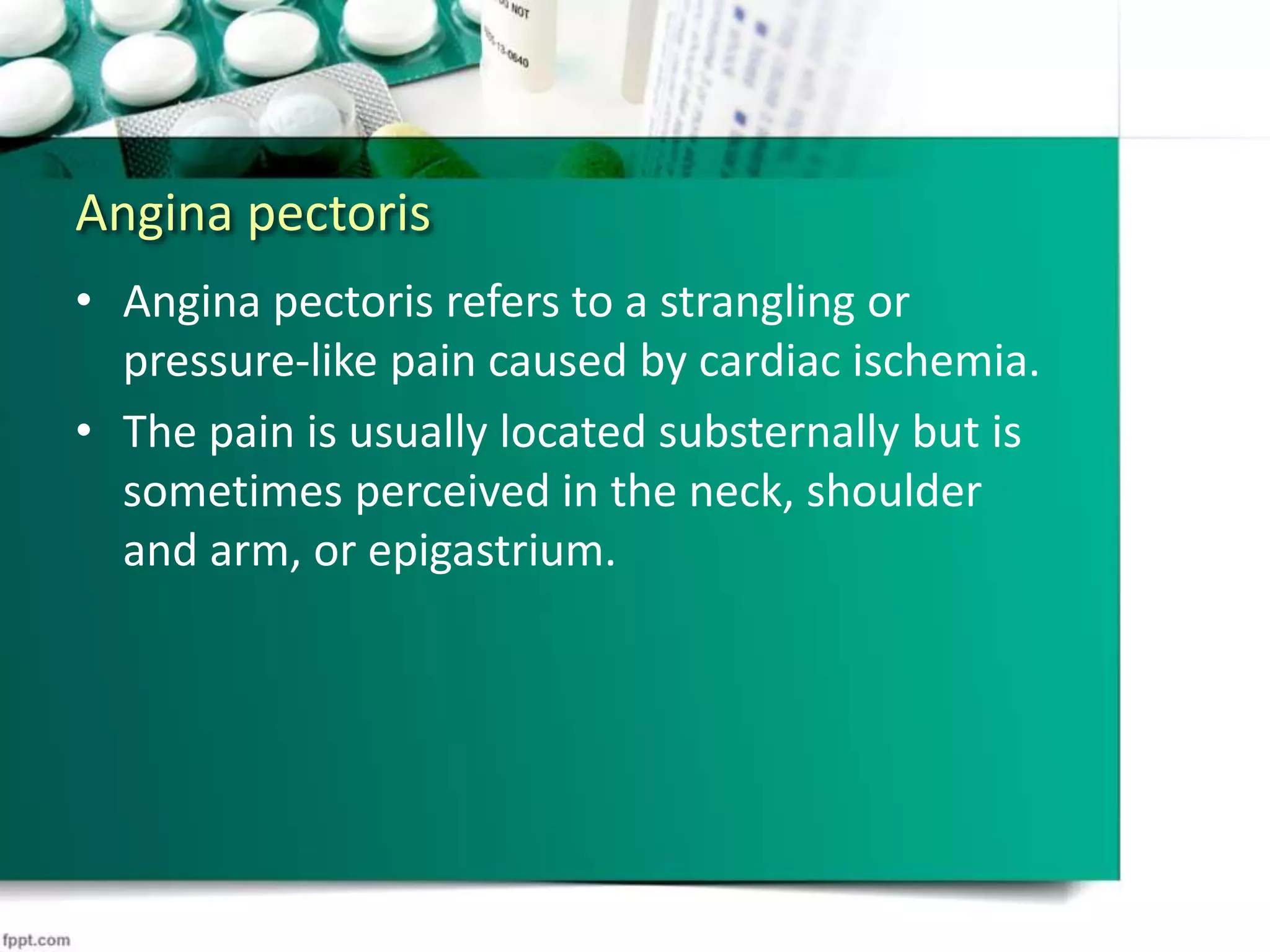 Drugs Used In Angina | PPTX