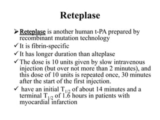 Drugs used in blood disorders by pharm bash | PPTX