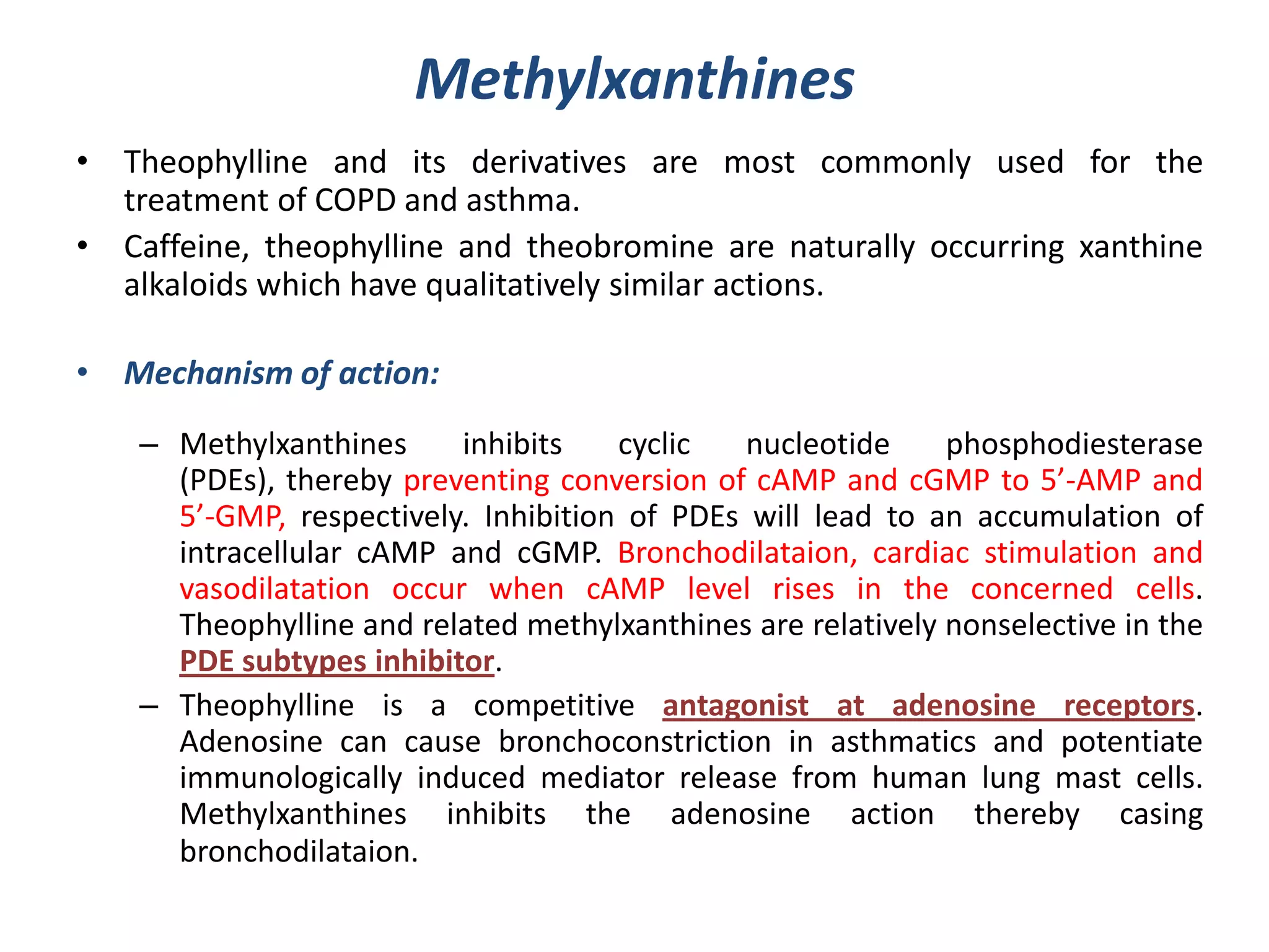 Drugs used in bronchial asthma | PPTX
