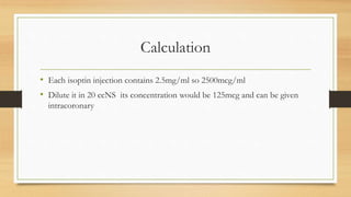 Drugs used in cath lab | PPTX