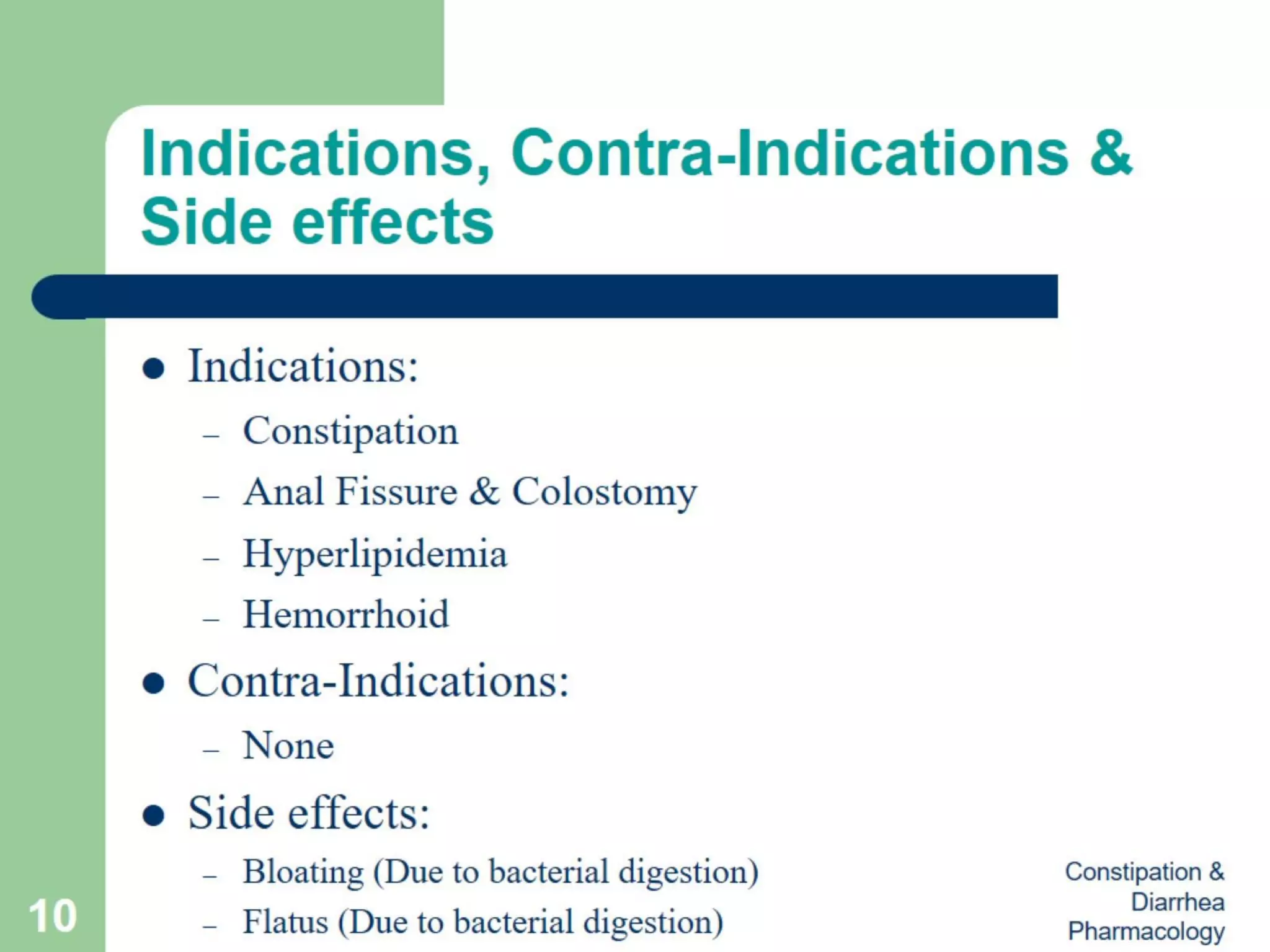 Drugs used in constipation and diarrhea | PPT