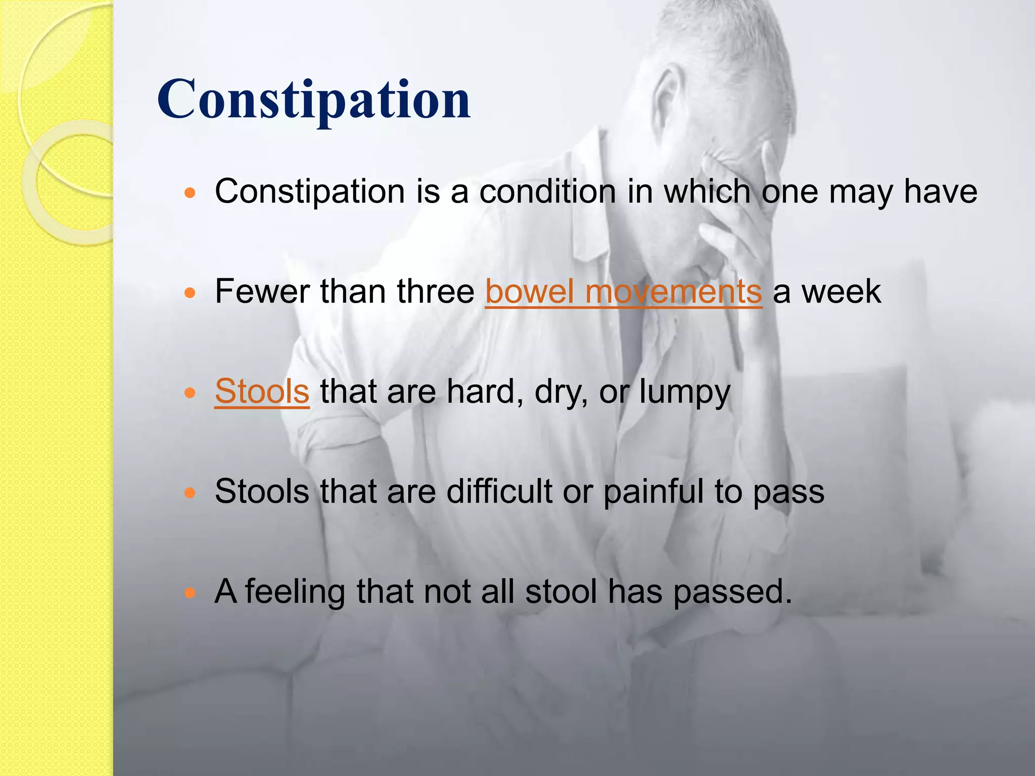 Drugs used in constipation & diarrhoea | PPTX