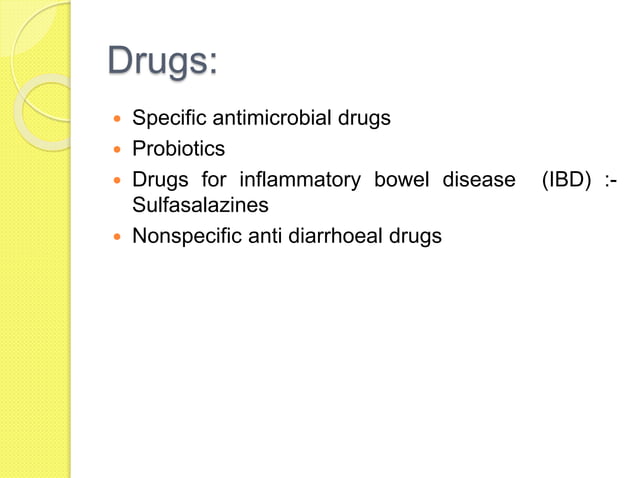 Drugs used in constipation & diarrhoea | PPTX