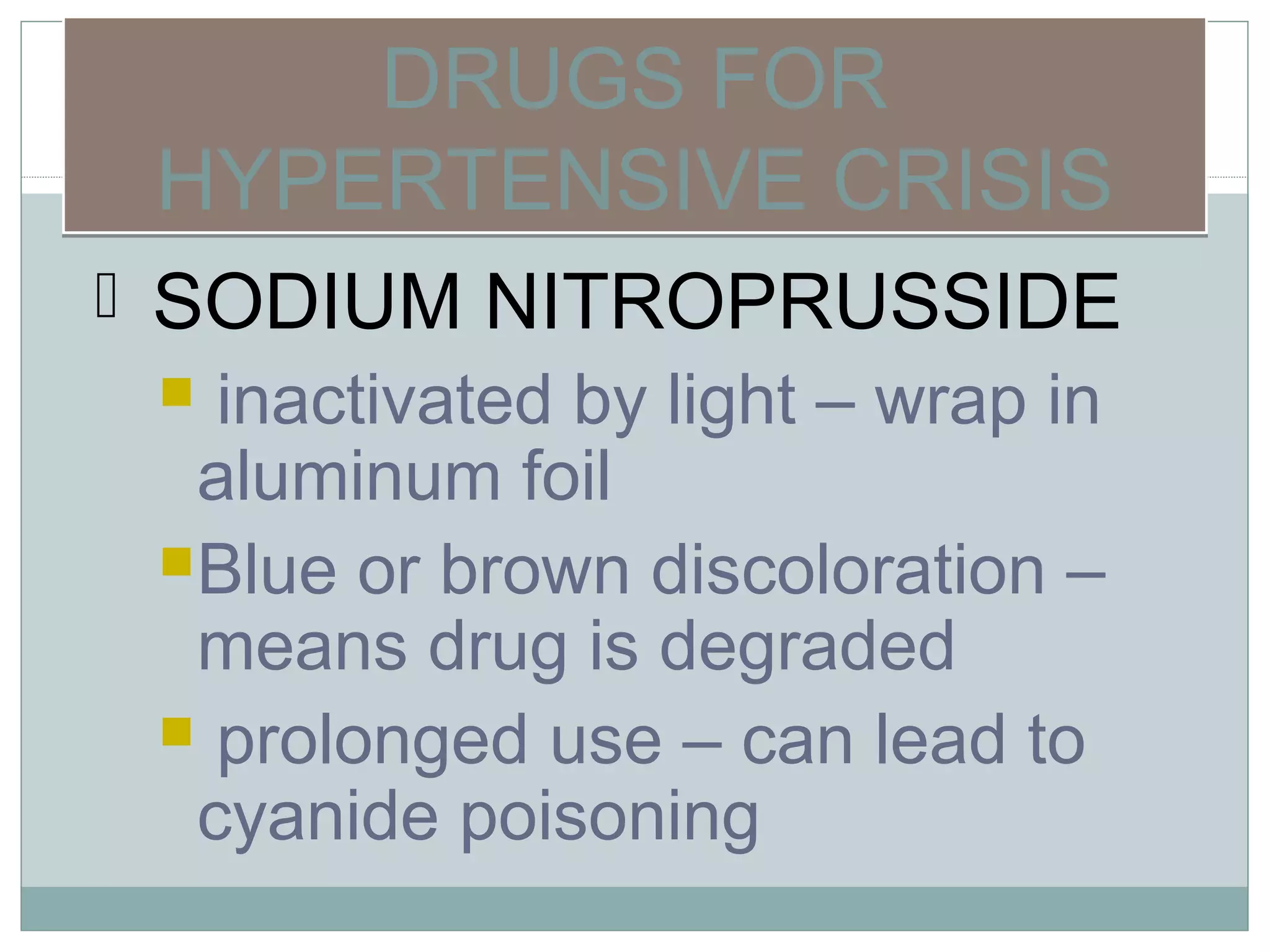 Drugs used in emergency cases | PPT