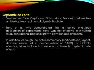 Drugs used in endodontics | PDF