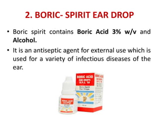 Drugs used in ENT.pptx ent drugs pharmacology | PPTX