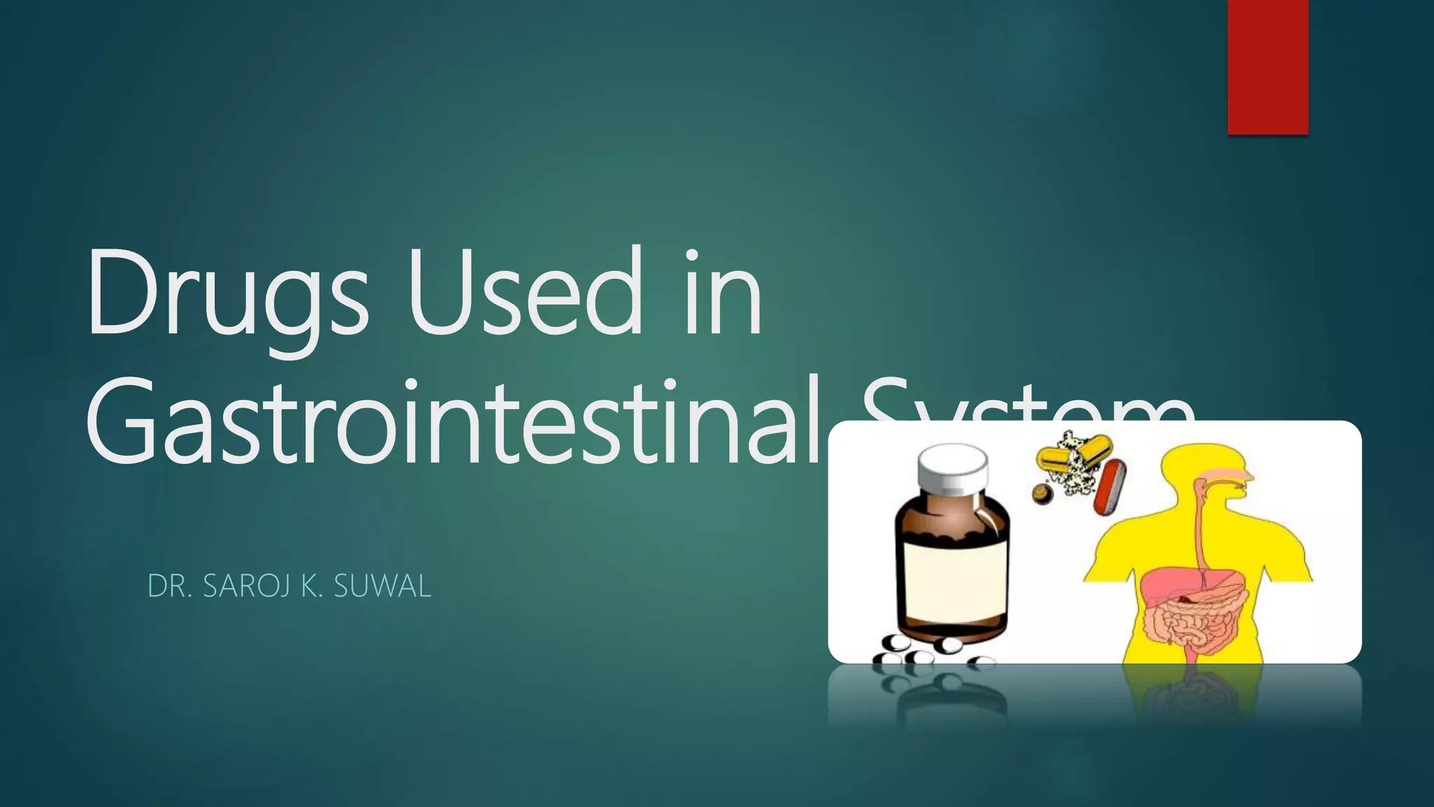 Drugs used in gastrointestinal system | PPTX