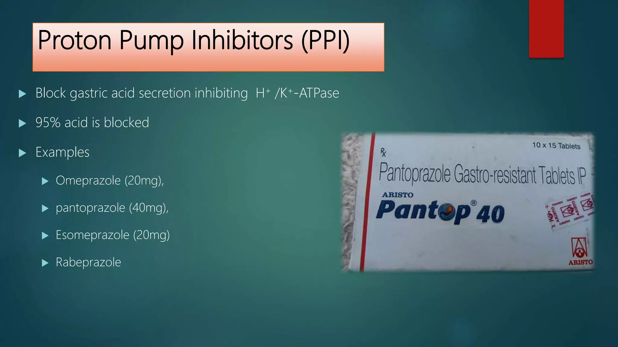 Drugs used in gastrointestinal system for PCL | PPTX