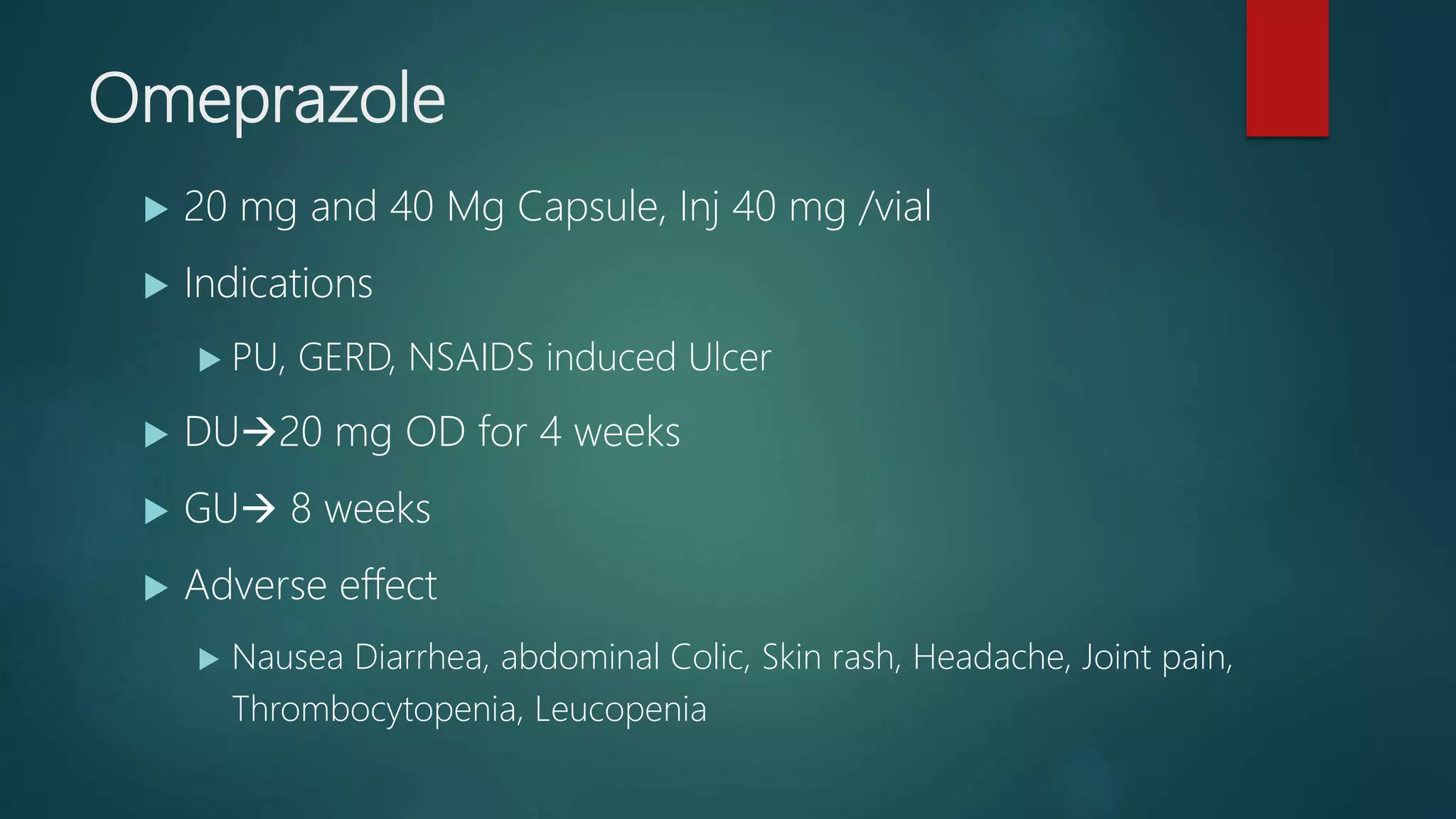 Drugs used in gastrointestinal system for PCL | PPTX