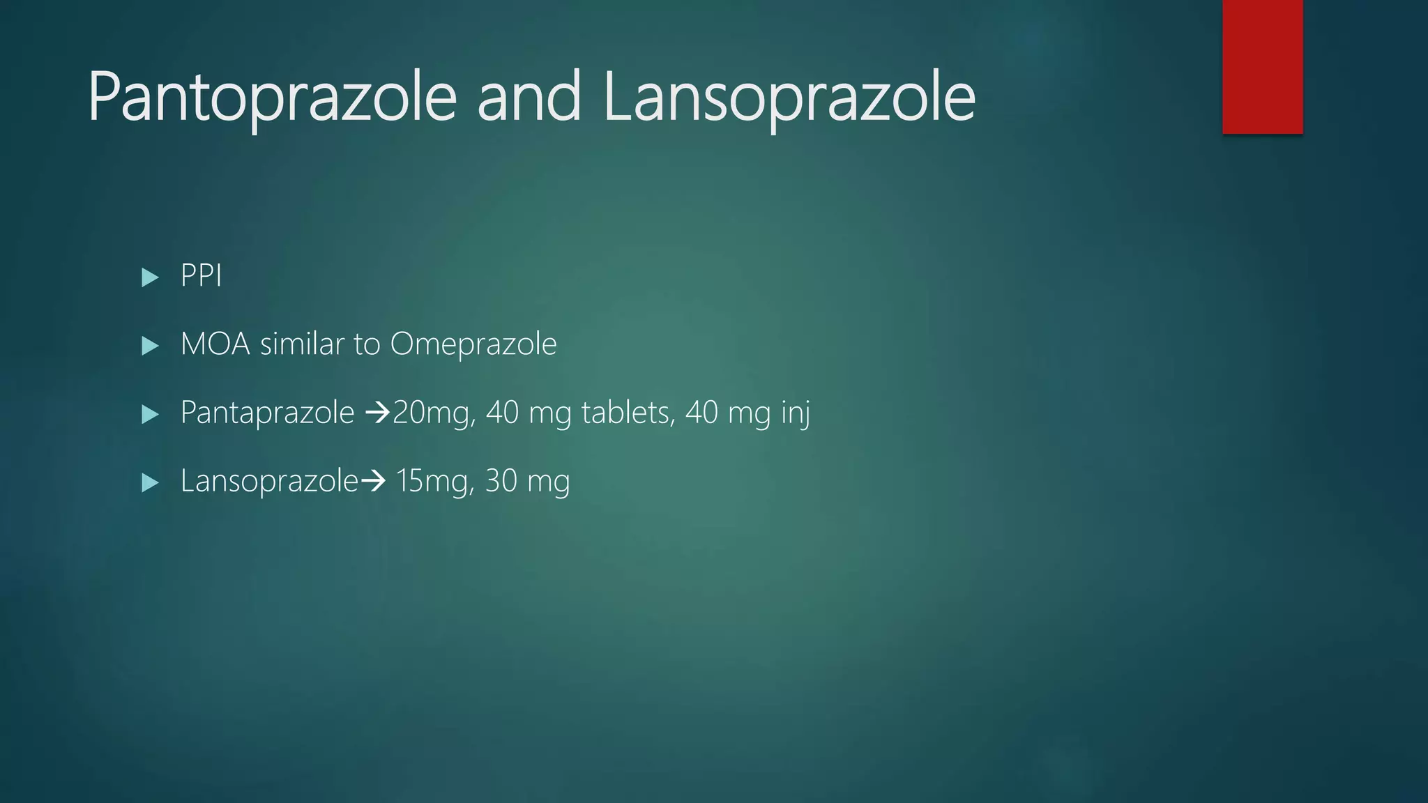Drugs used in gastrointestinal system for PCL | PPTX