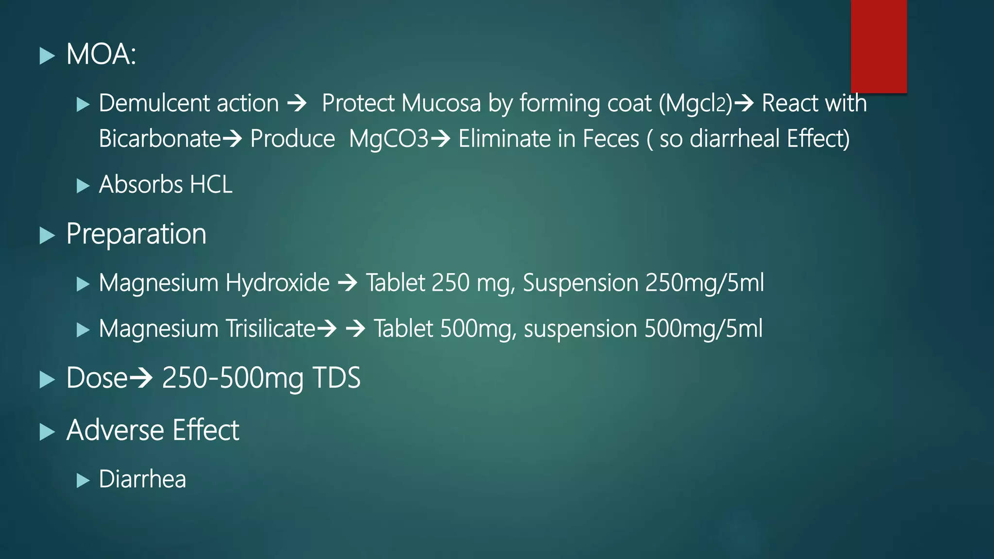 Drugs used in gastrointestinal system for PCL | PPTX
