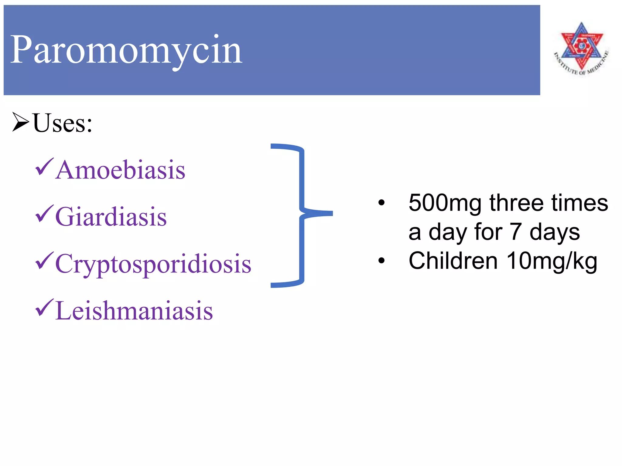 Drugs used in GIardiasis.ppt