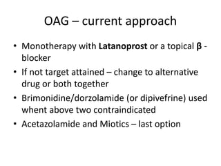 Drugs used in glaucoma | PPT