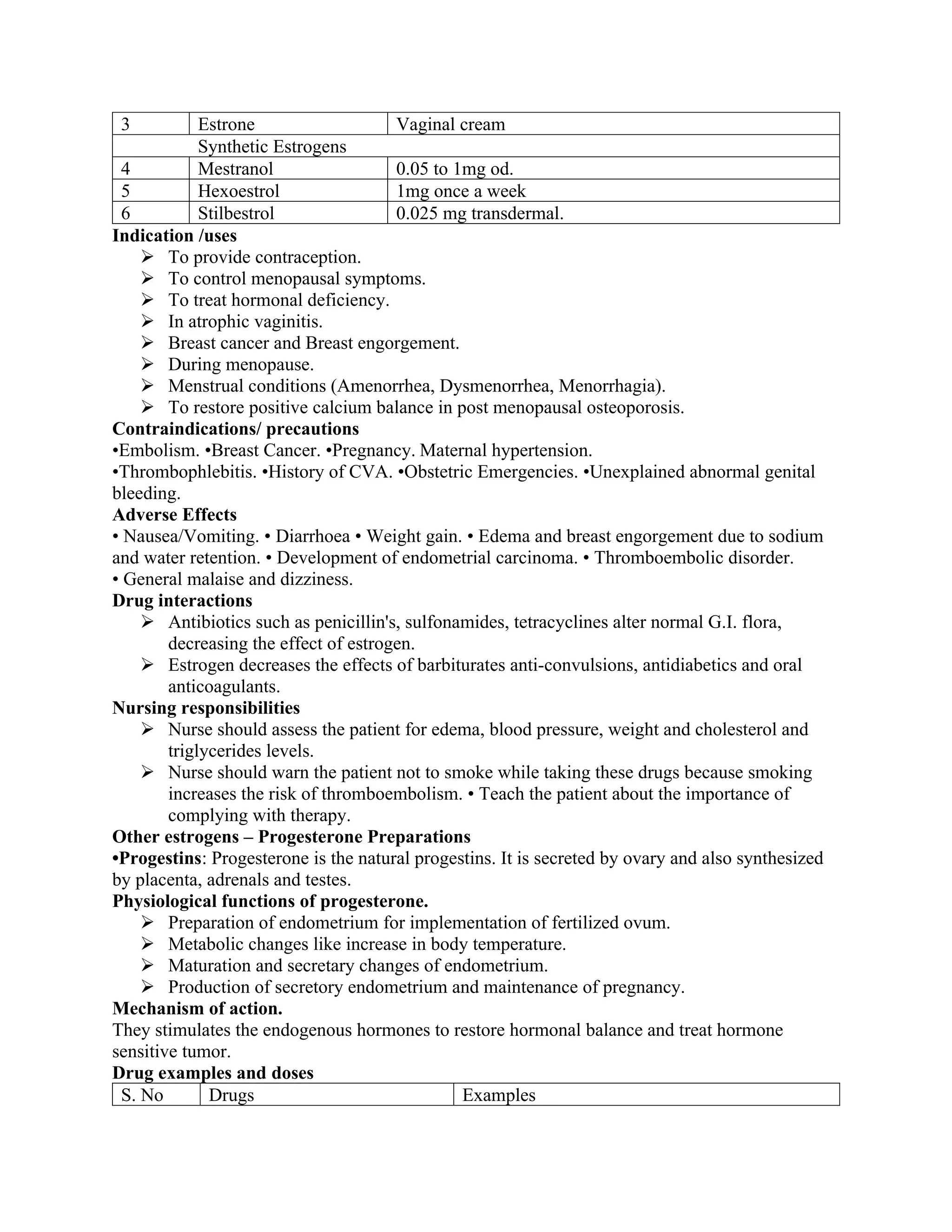 Drugs used in hormonal disorders.docx pharmacology | DOCX