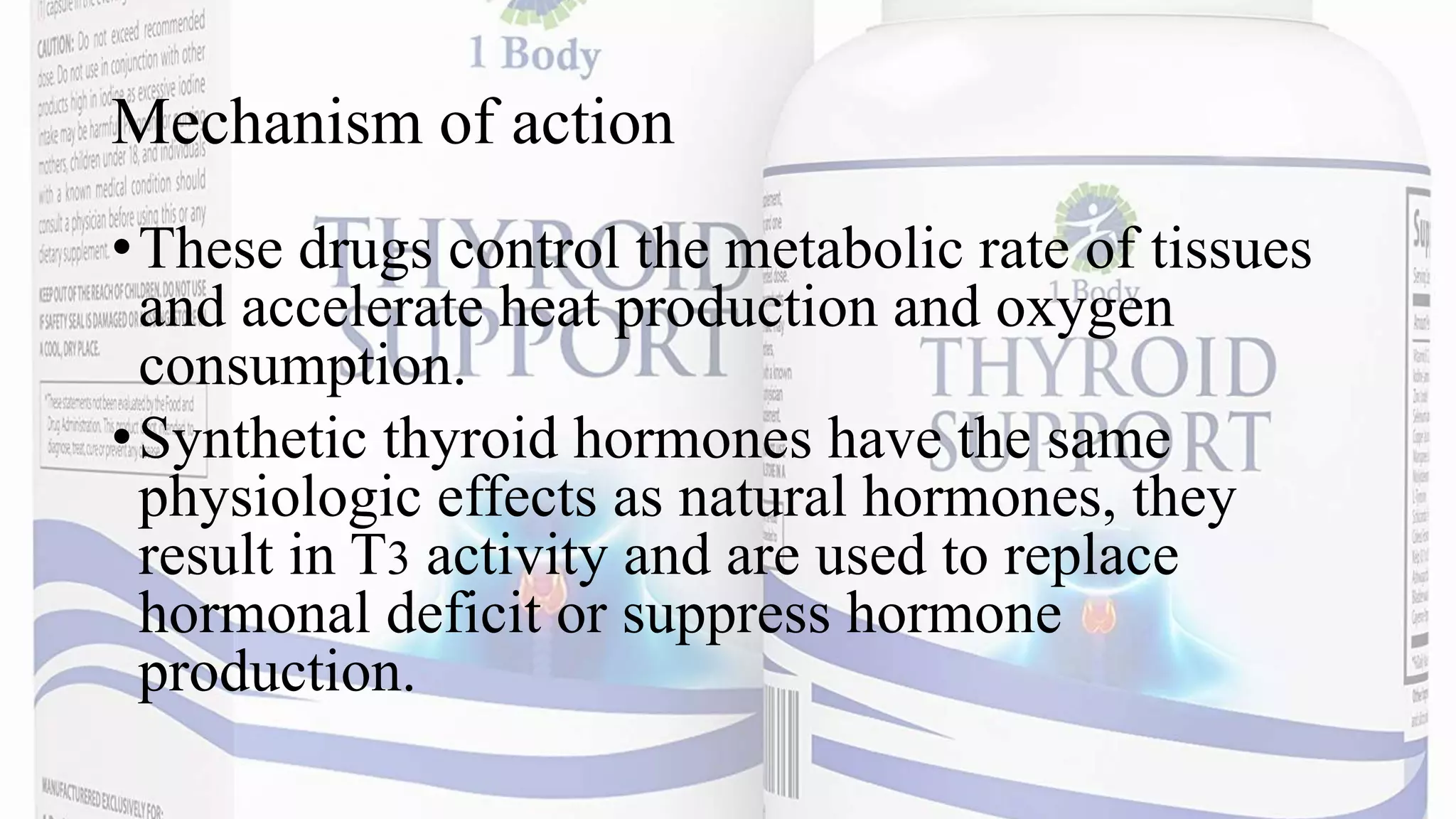 Drugs used in hormonal disorders & supplementation etc | PPTX