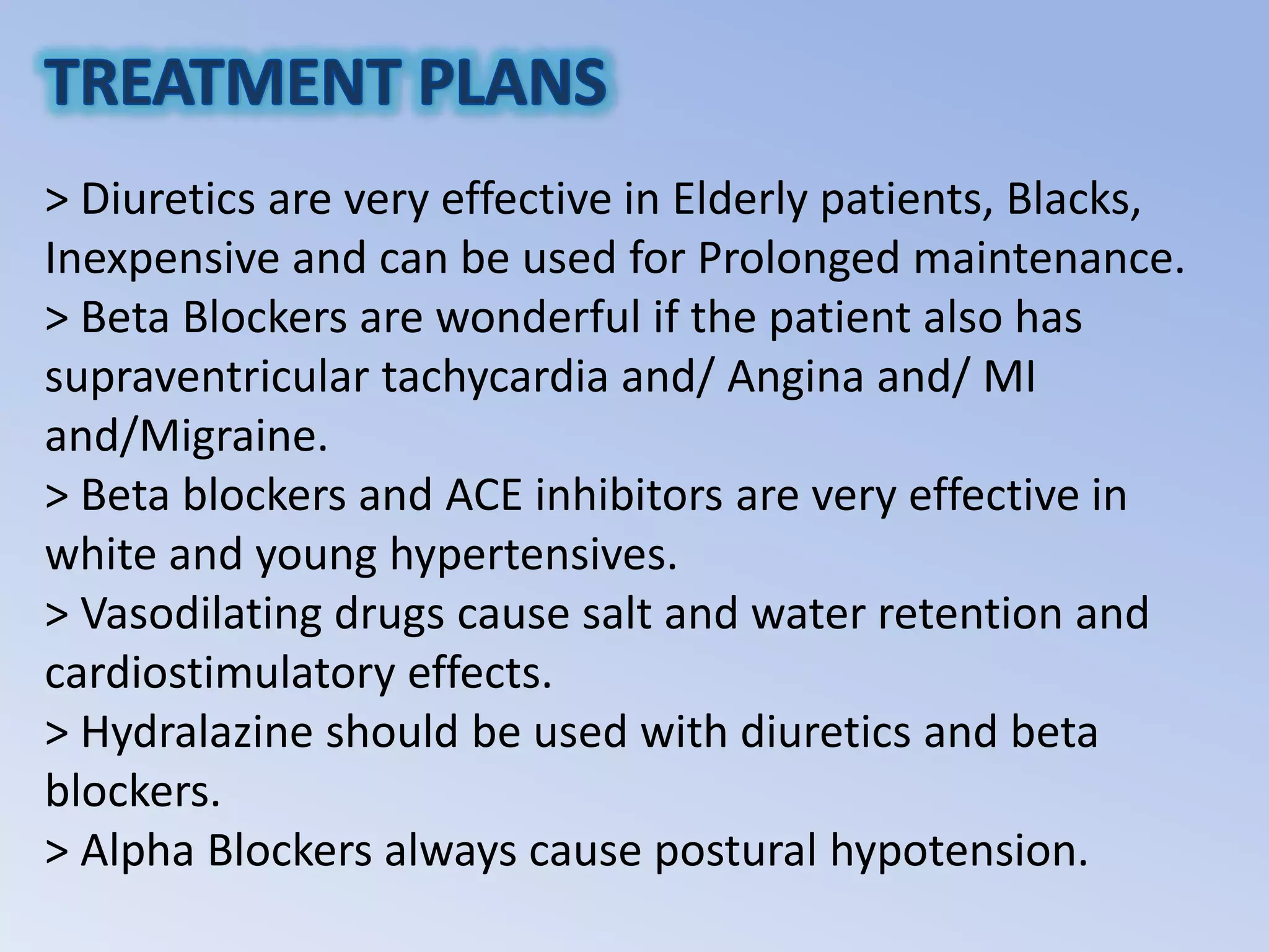 Drugs used in hypertension | PPTX