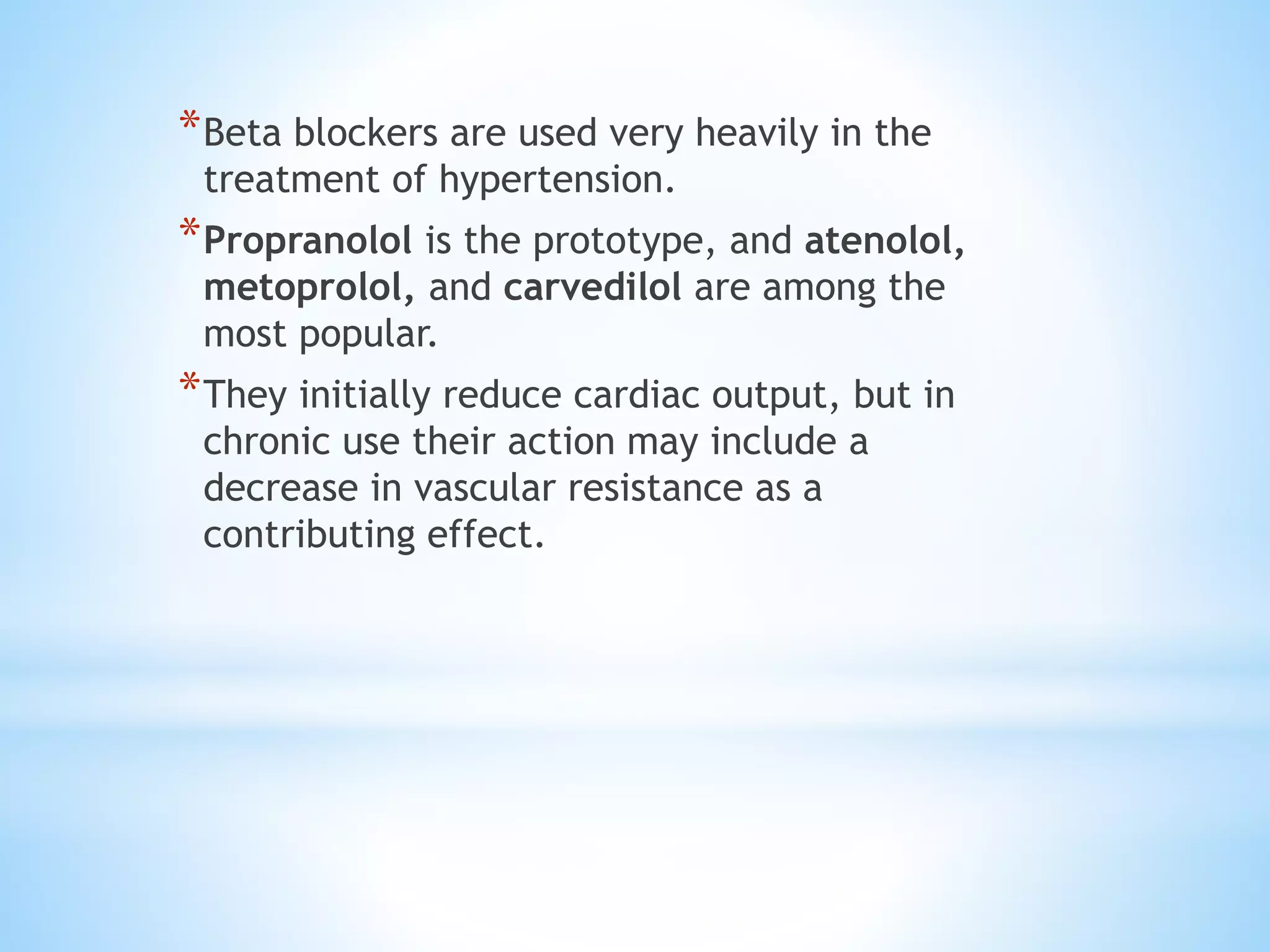 Drugs Used in Hypertension | PPTX