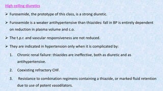 Drugs used in hypertension | PPTX