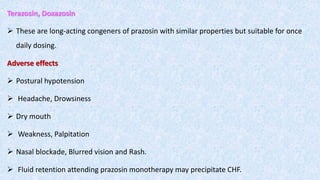 Drugs used in hypertension | PPT