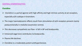 Drugs used in hypertension | PPT