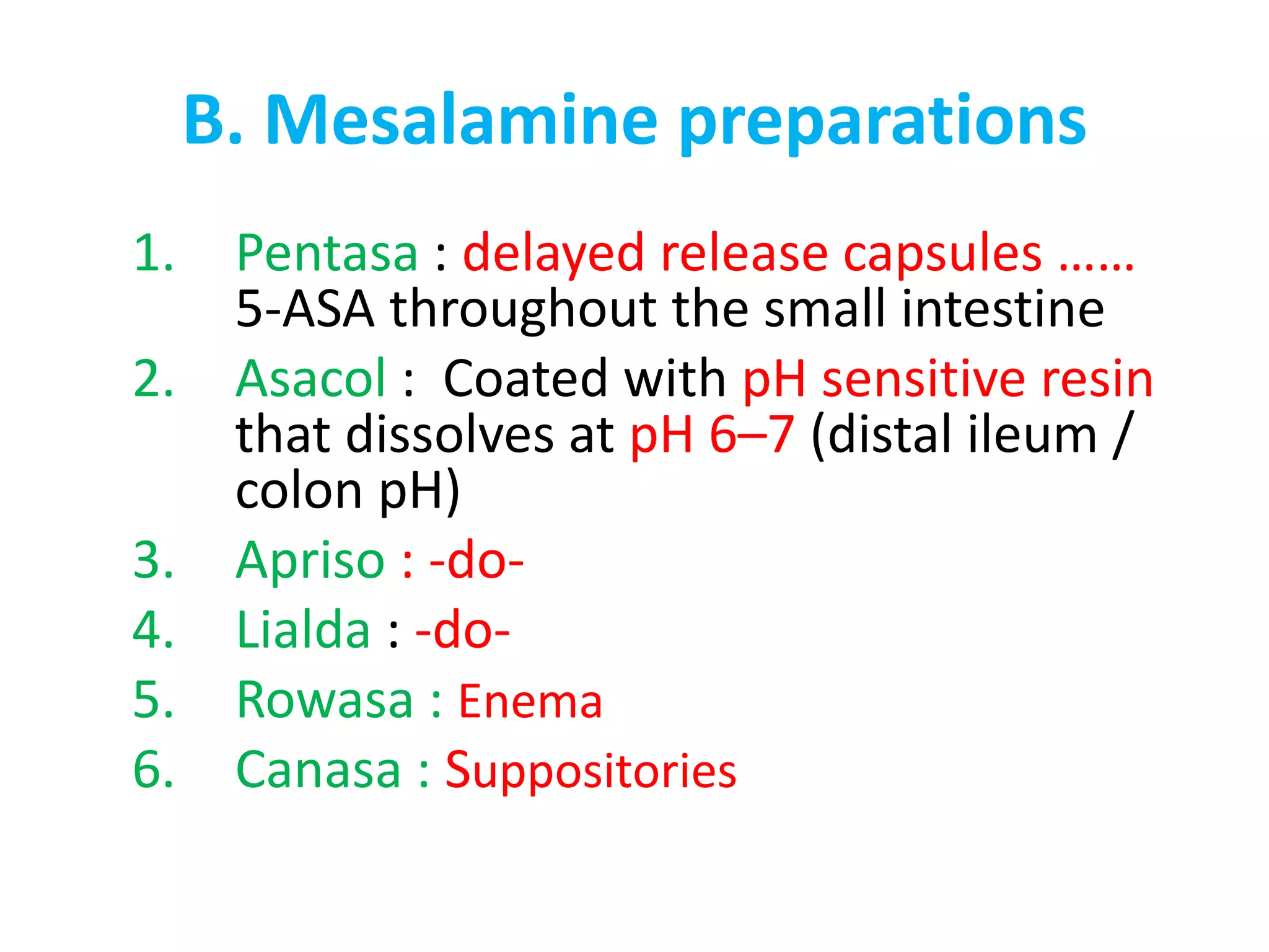 Drugs used in IBD (Pharmacology).pptx