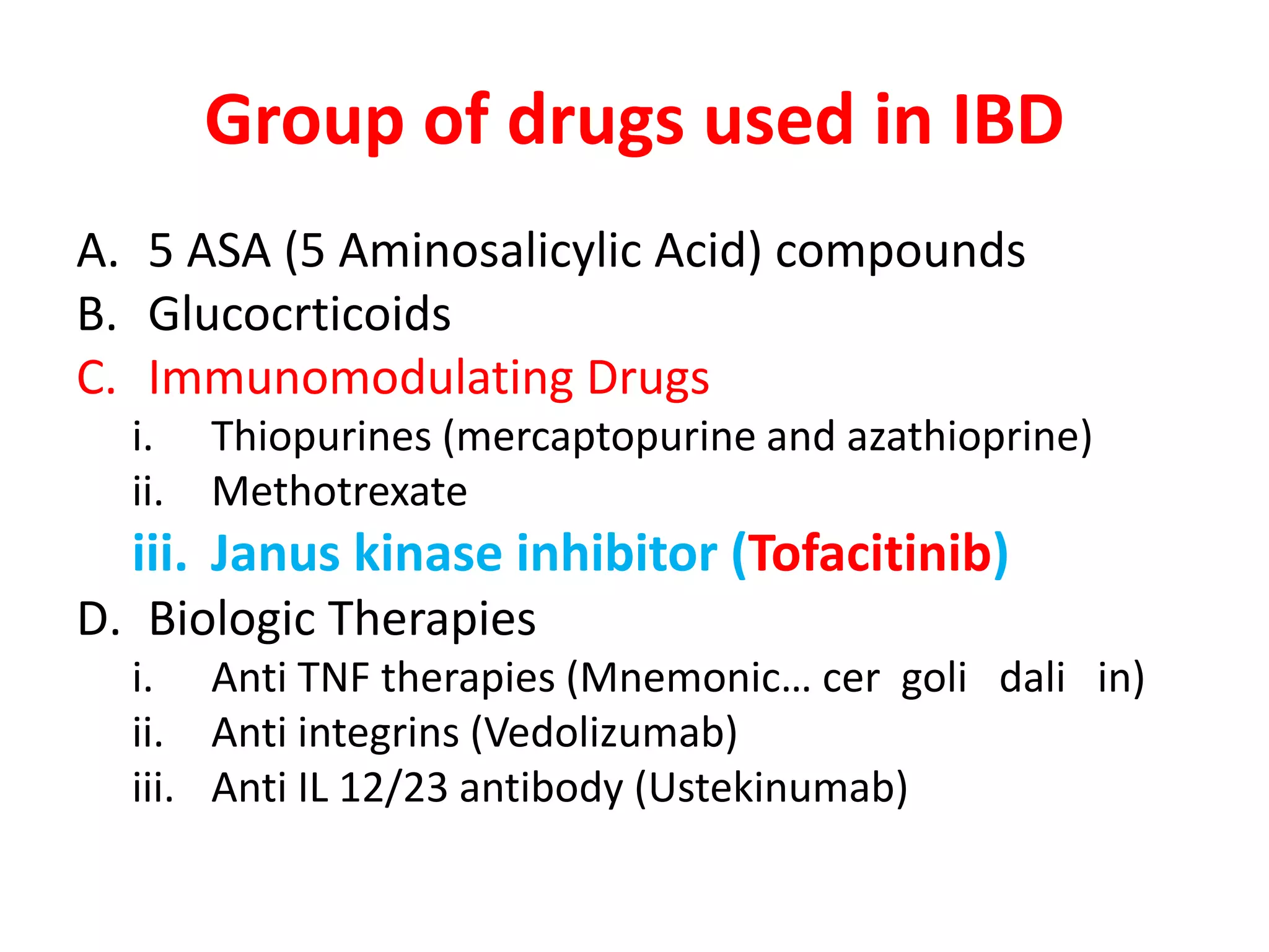Drugs used in IBD (Pharmacology).pptx