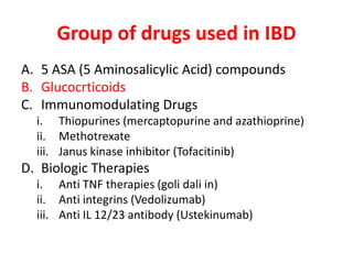 Drugs used in IBD (Pharmacology).pptx