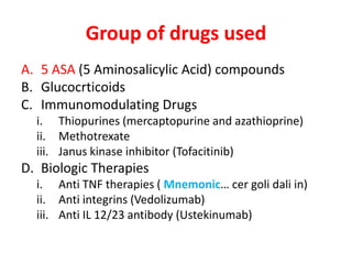 Drugs used in IBD (Pharmacology).pptx