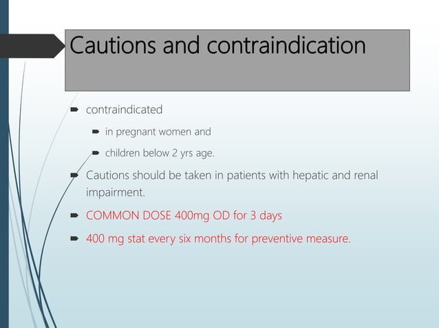 Drugs used in intestinal infestation | PPT