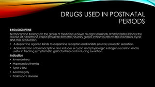 drugs used in labour i.e. used to initiate and augmentation of ...