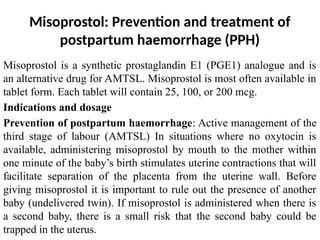Drugs used in labour For Nurses and Midwives | PPTX