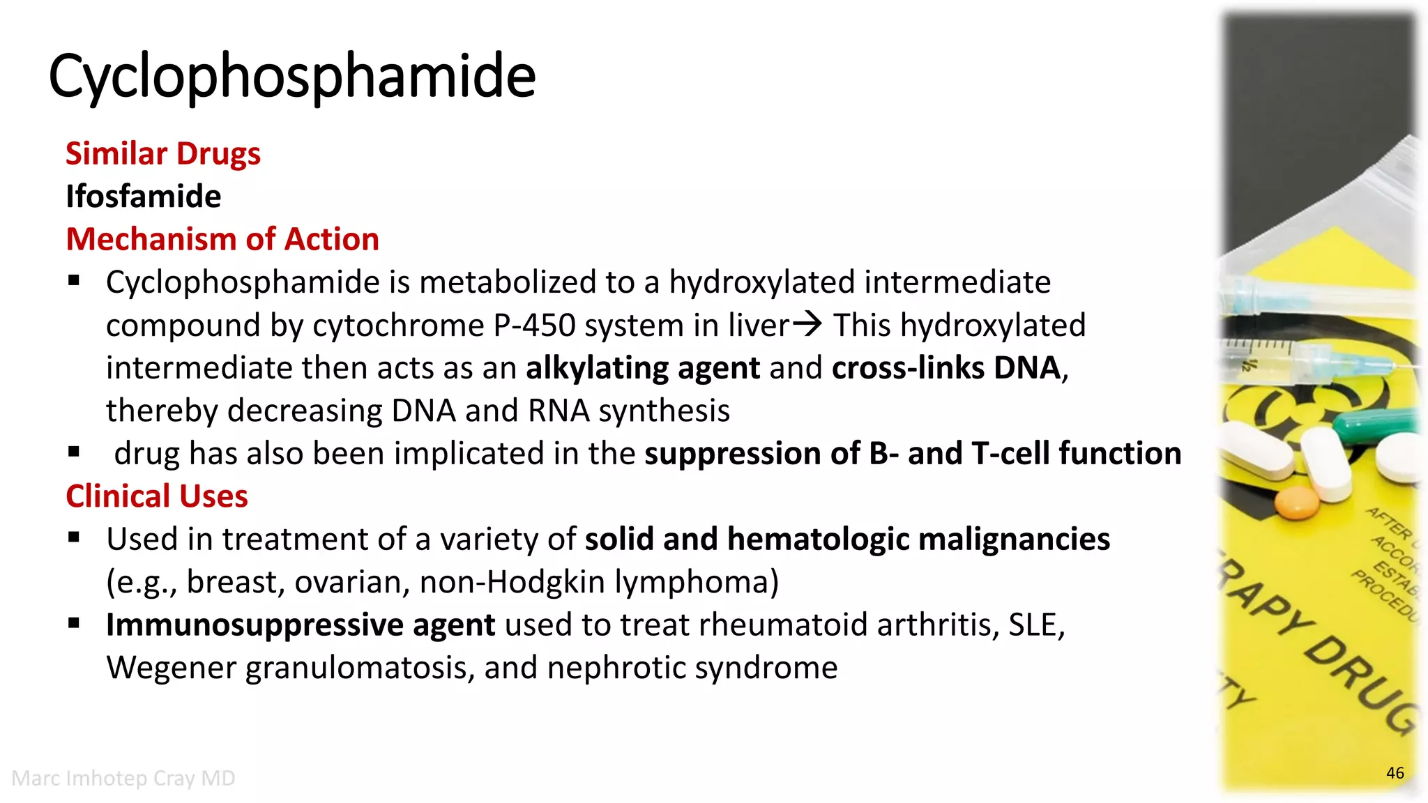 Drugs Used in Neoplastic Disorders | PDF