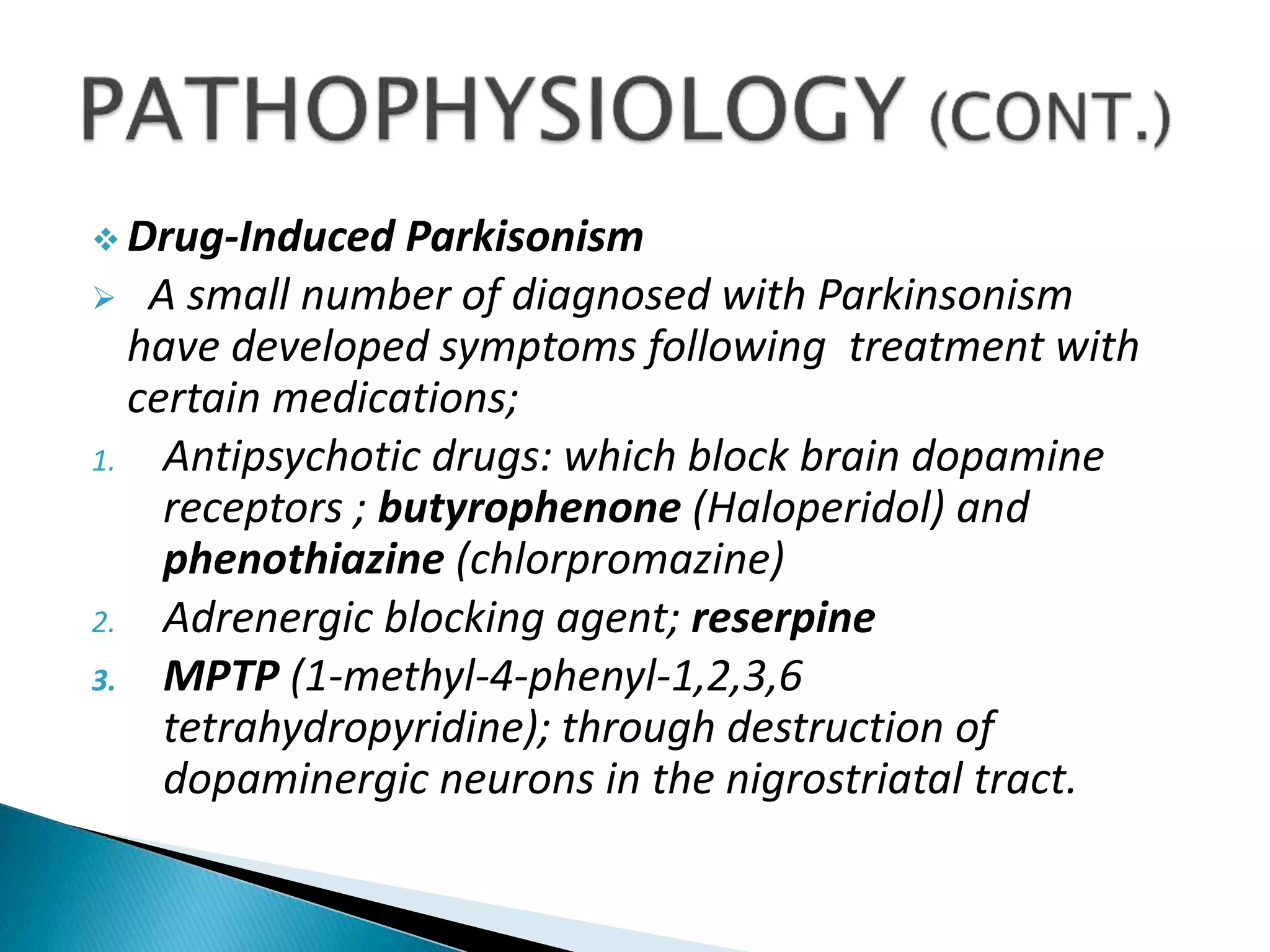 Drugs used in Parkinsonism | PPTX