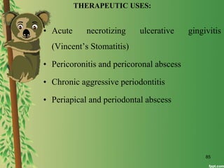 Drugs used in pediatric dentistry | PPTX