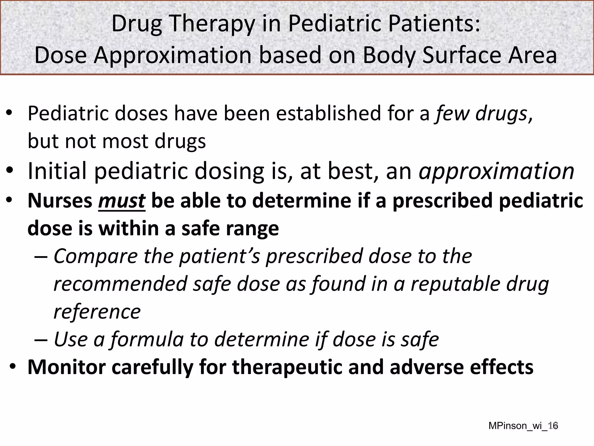 Drugs used in pediatrics | PPTX
