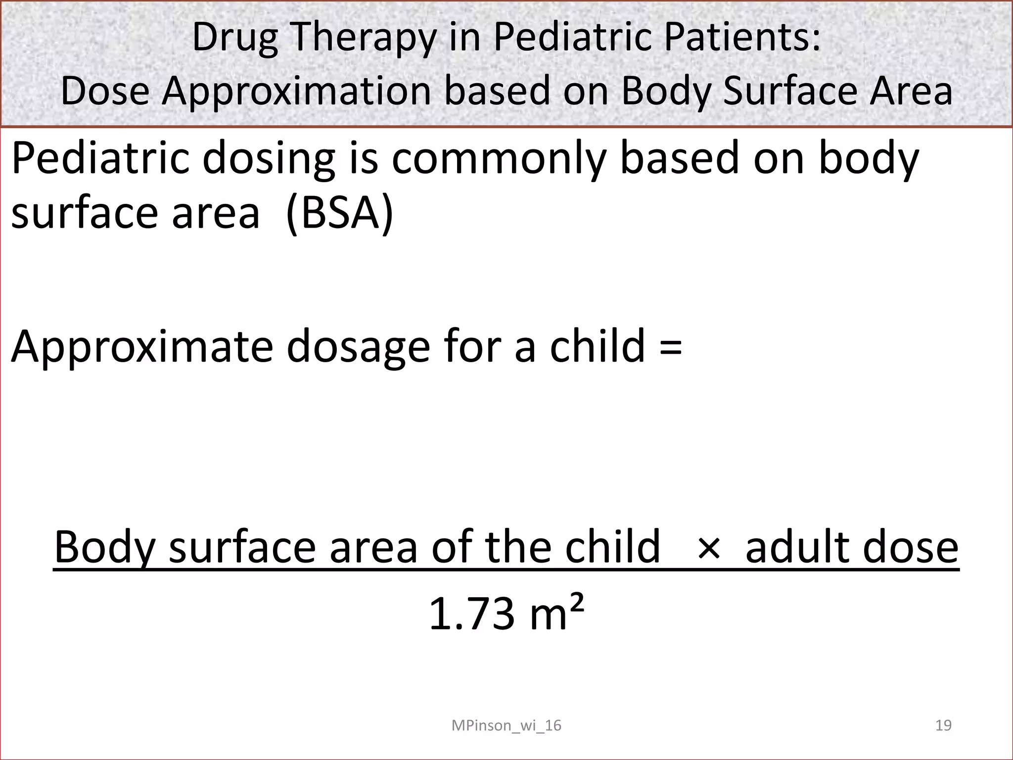 Drugs used in pediatrics | PPTX