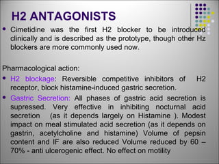 Drugs used in peptic ulcer | PPT