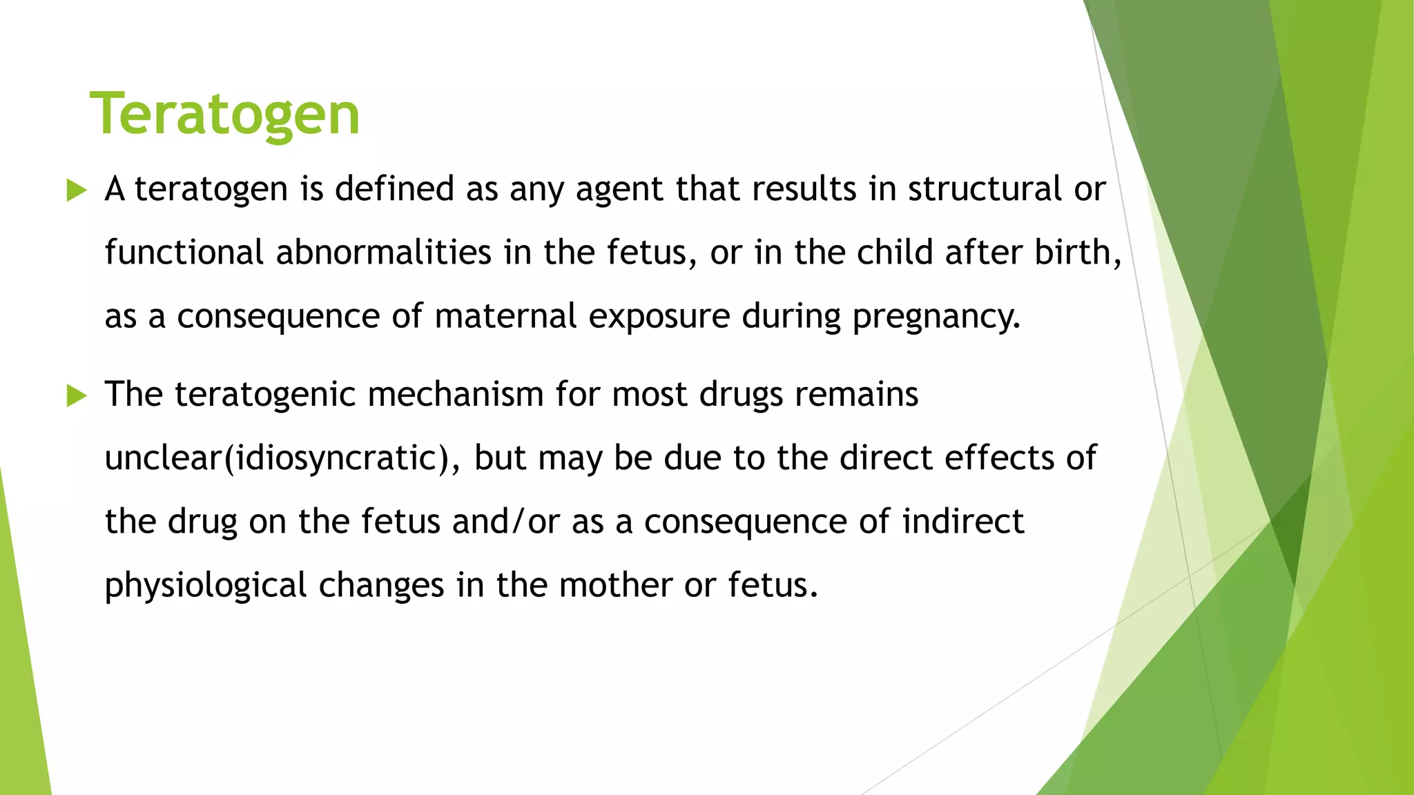 Drugs used in pregnancy | PPTX