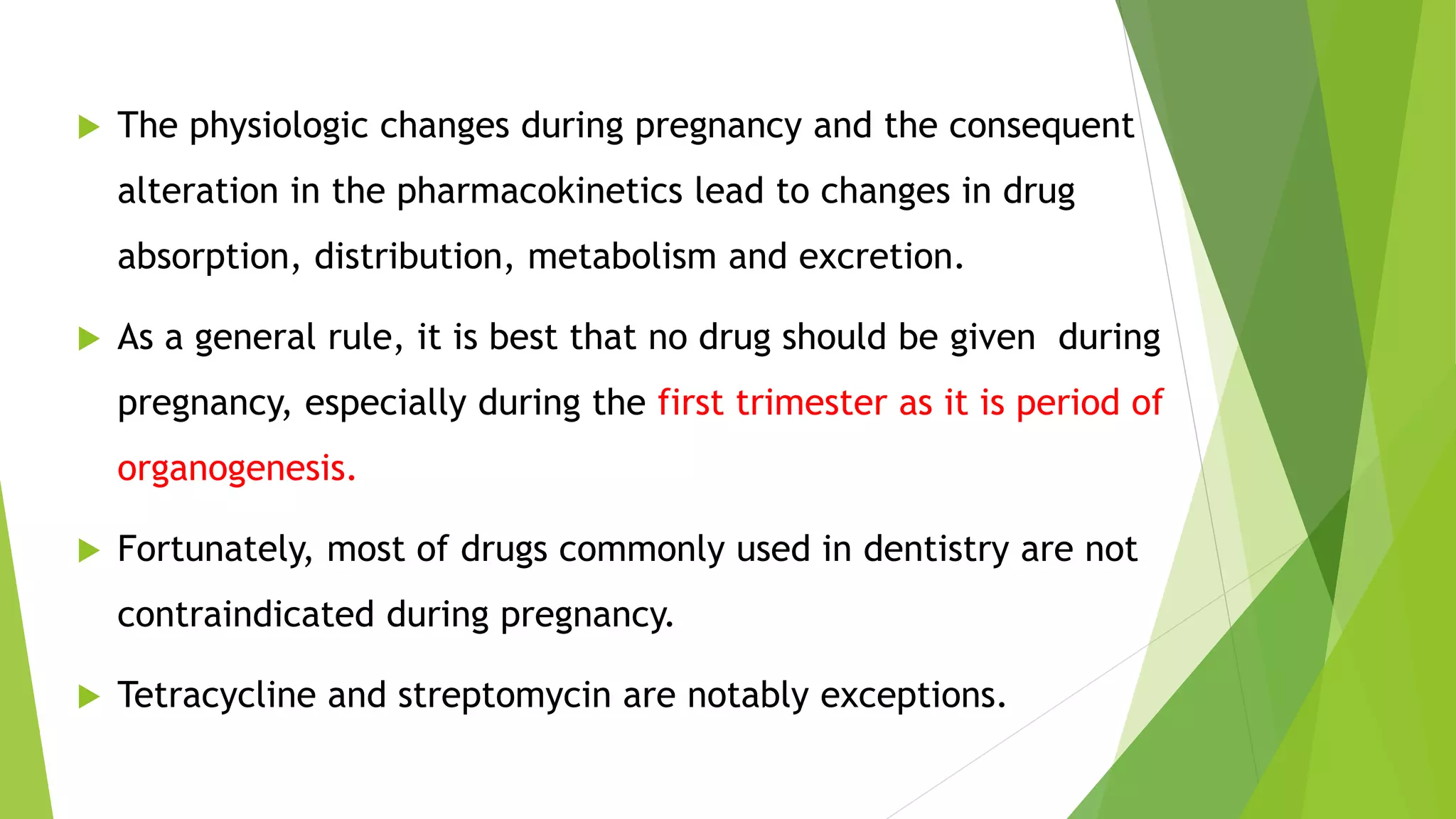 Drugs used in pregnancy | PPTX