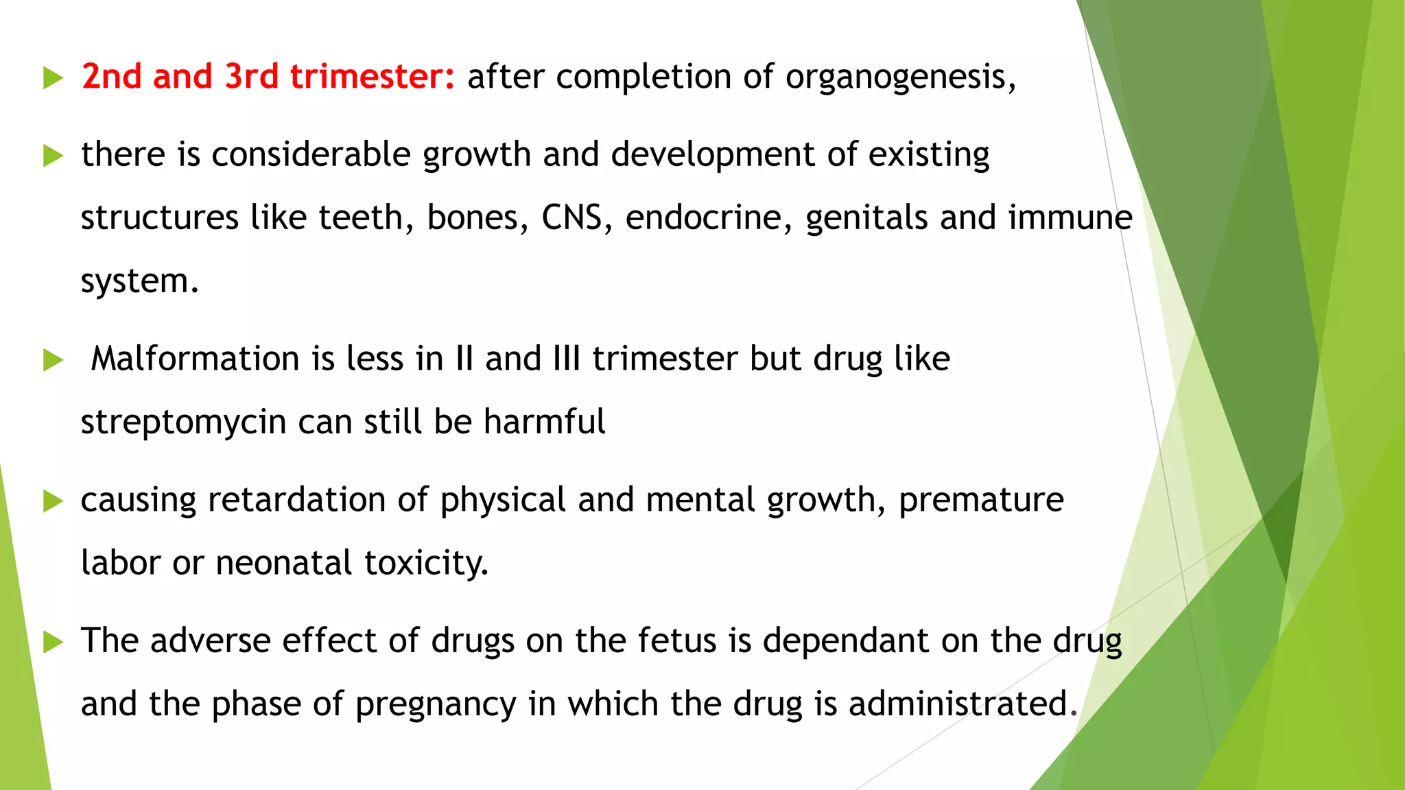 Drugs used in pregnancy | PPTX