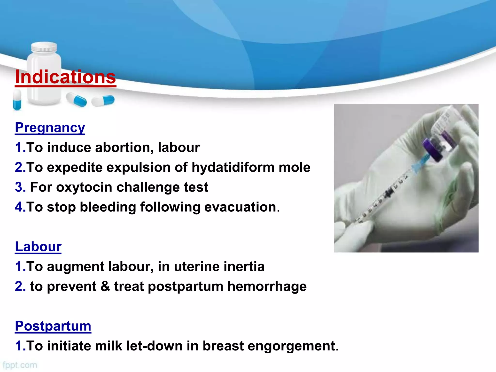 Drugs used in pregnancy, labour and puerperium | PPT