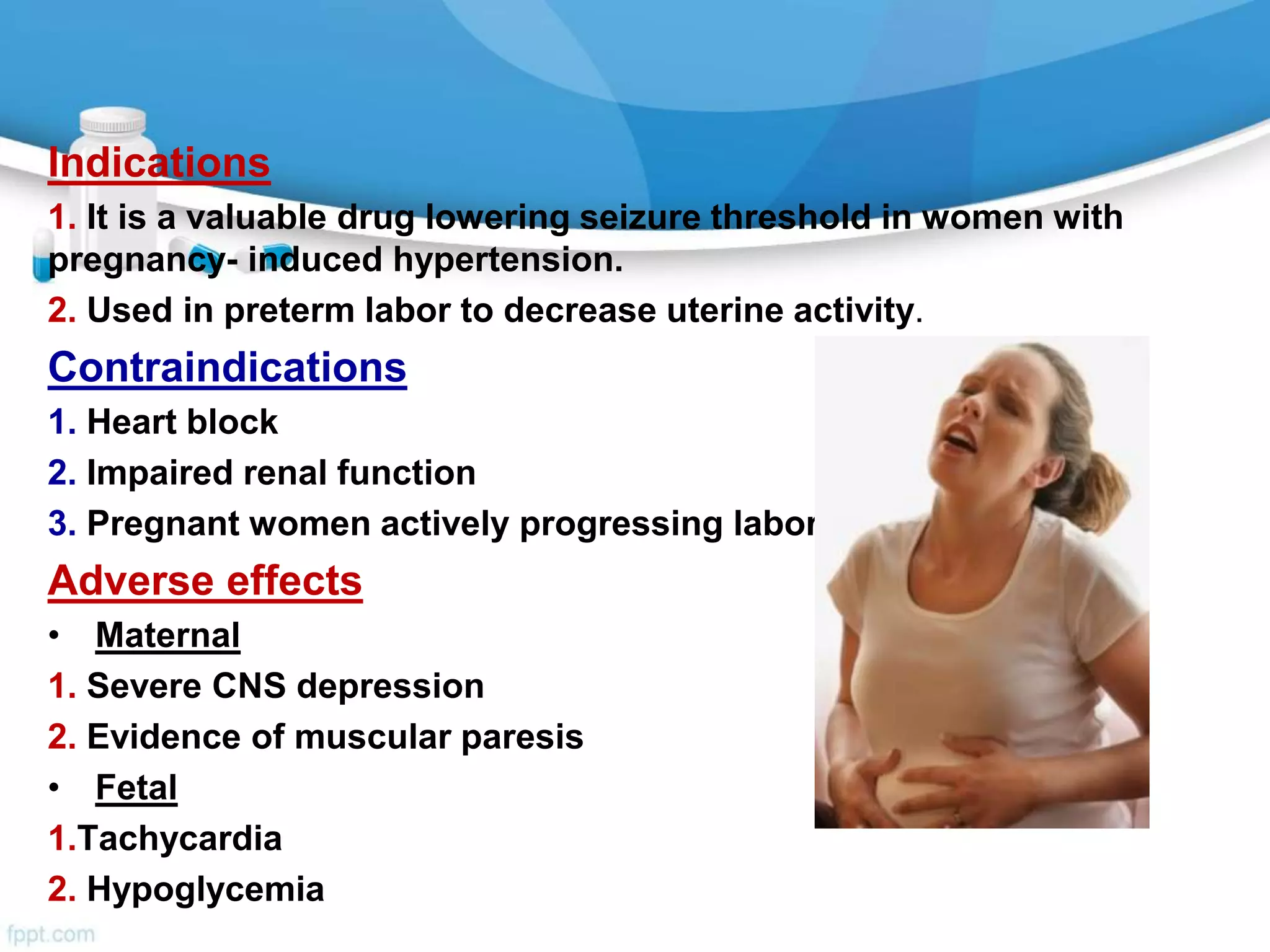 Drugs used in pregnancy, labour and puerperium | PPT