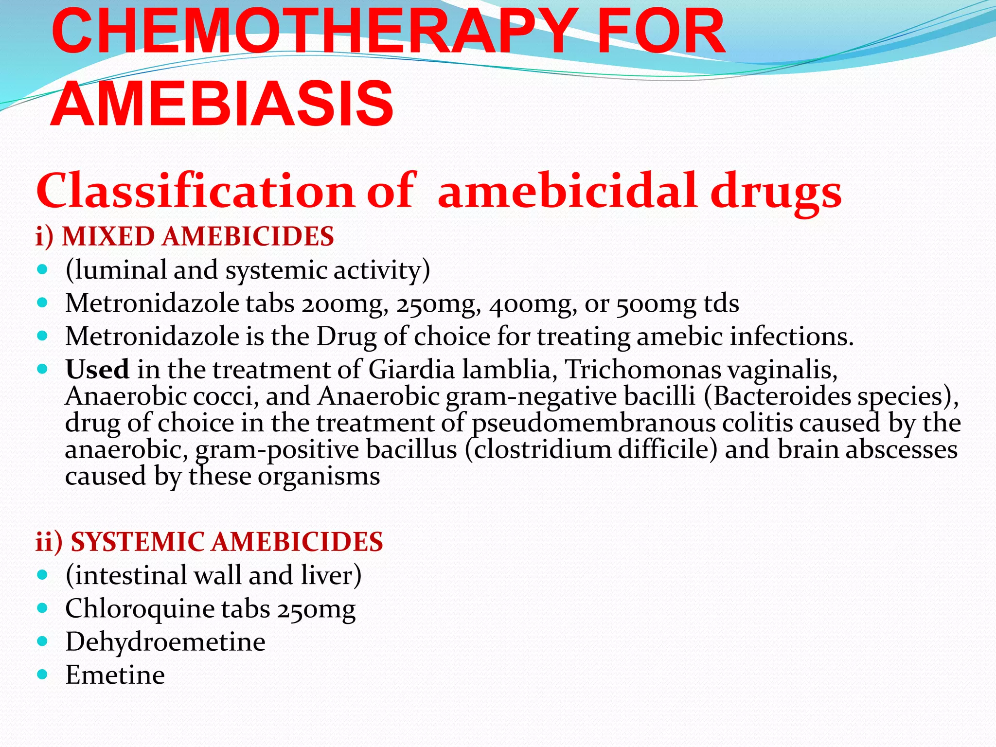 Drugs used in protozoal infections-Mr. panneh | PPTX